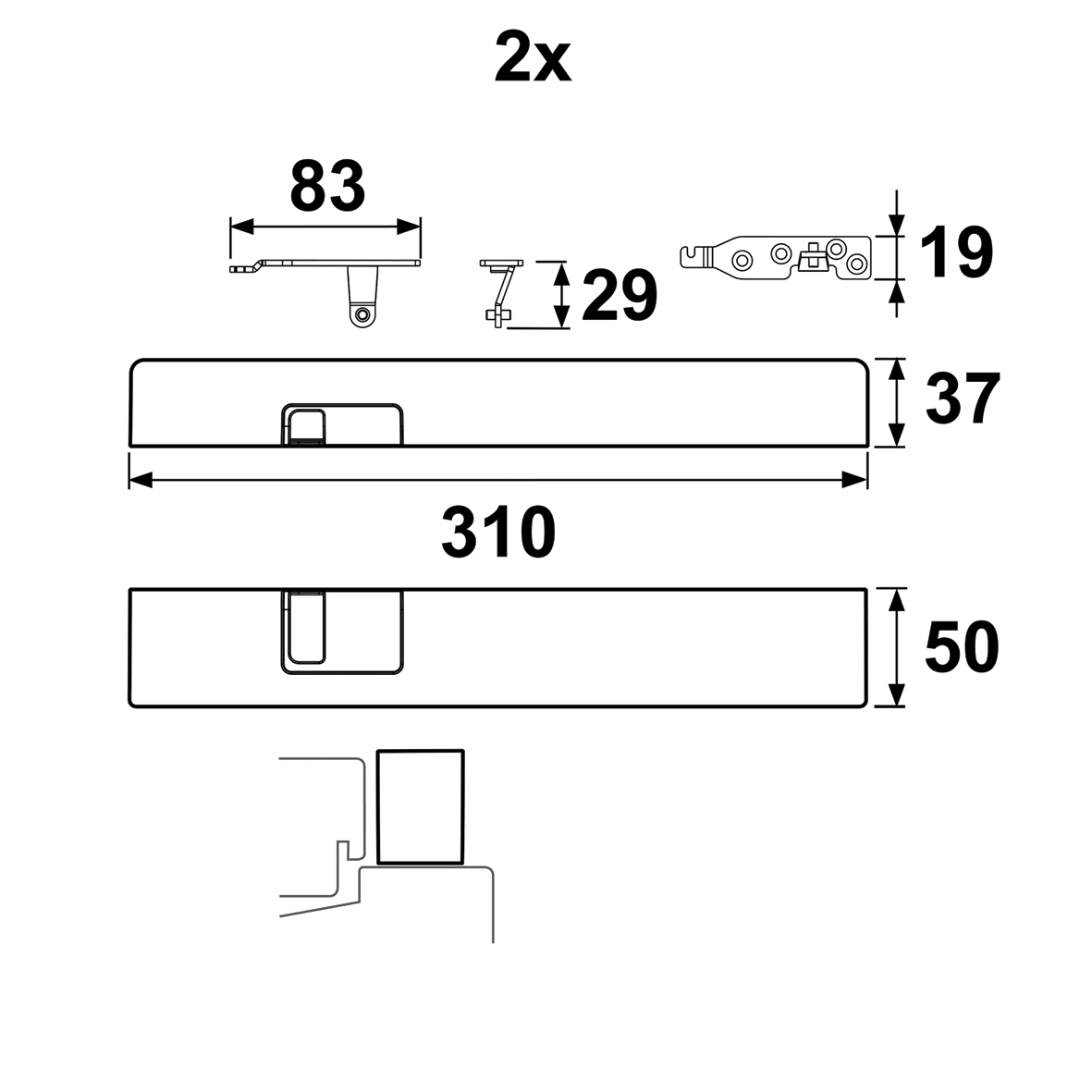 Window opener with remote control AXA Remote 2.0 Synchronous (2x) - AXA Home Security 🇬🇧