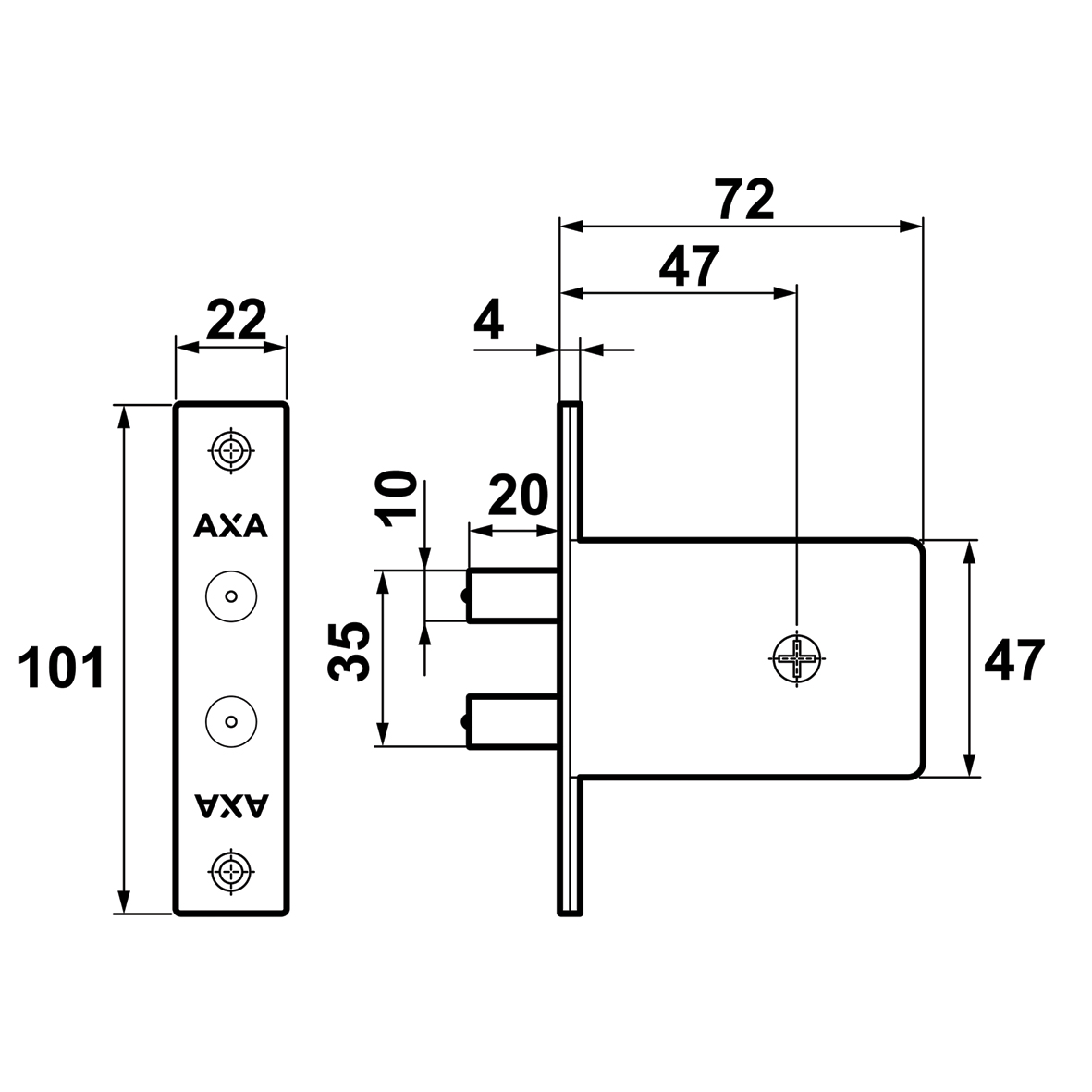 Additional security pin lock 7488 - AXA Home Security 🇬🇧