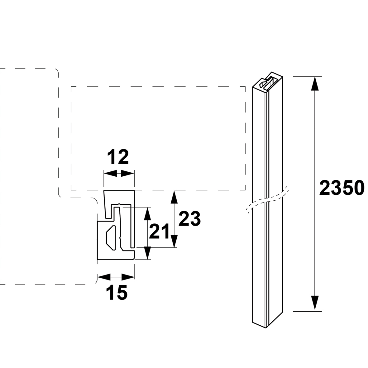 Door security strip M2-IN - AXA Home Security 🇬🇧