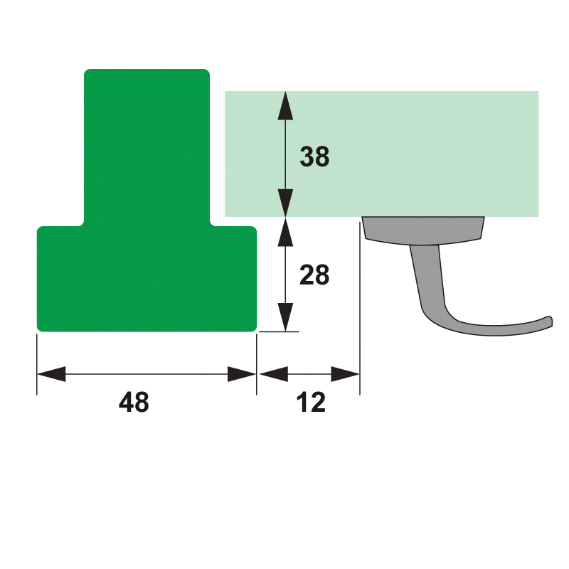 Door security strip M2-IN - AXA Home Security 🇬🇧
