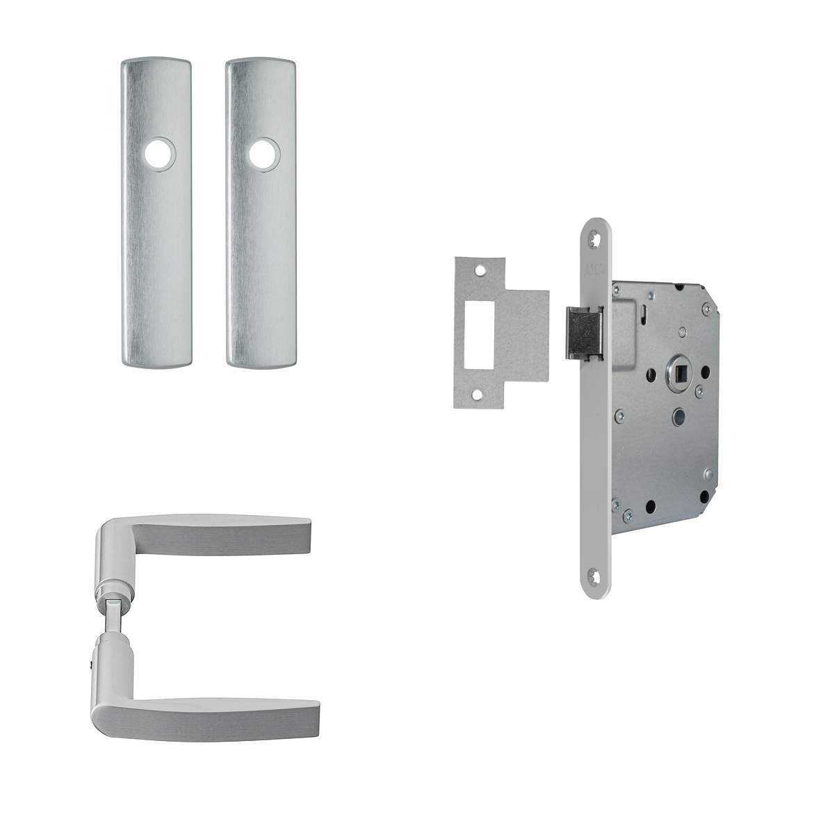 Interior door fitting Curve Klik handle Curve+lock - AXA Home Security 🇬🇧