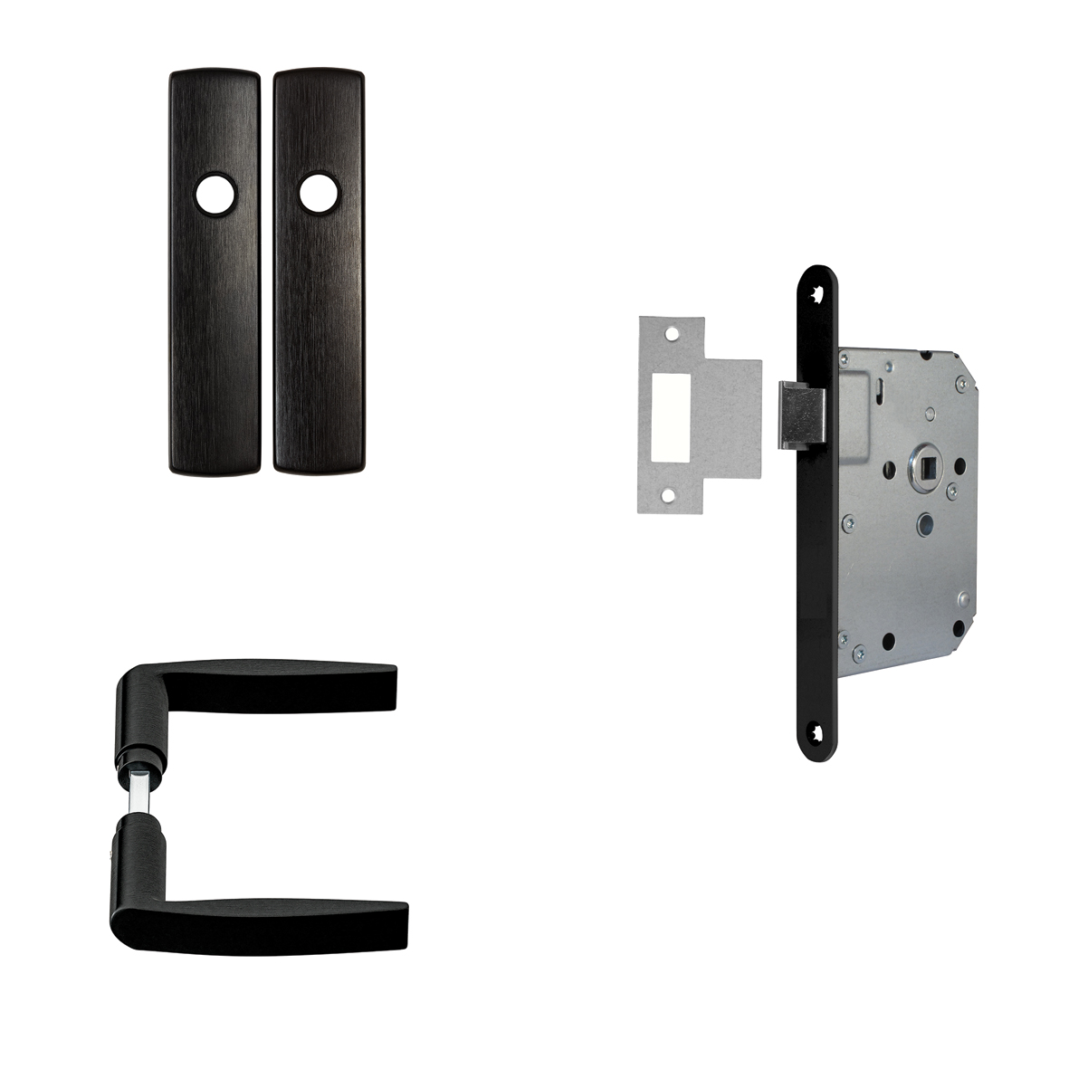 Interior door fitting Curve Klik handle Curve+lock - AXA Home Security 🇬🇧